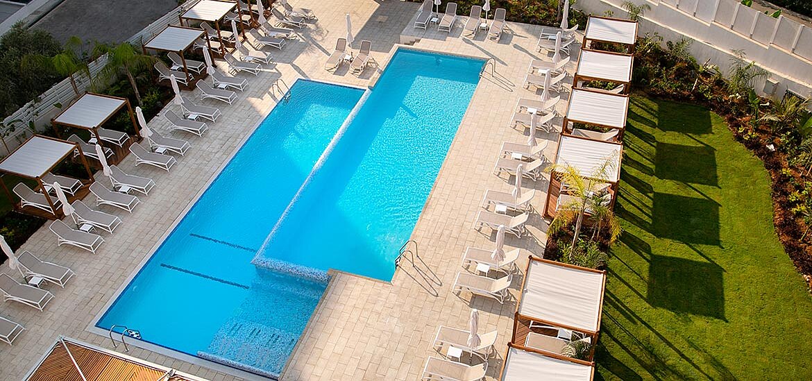 Vangelis Hotel – Moderne og stilig hotell midt i Protaras sentrum- Nazar